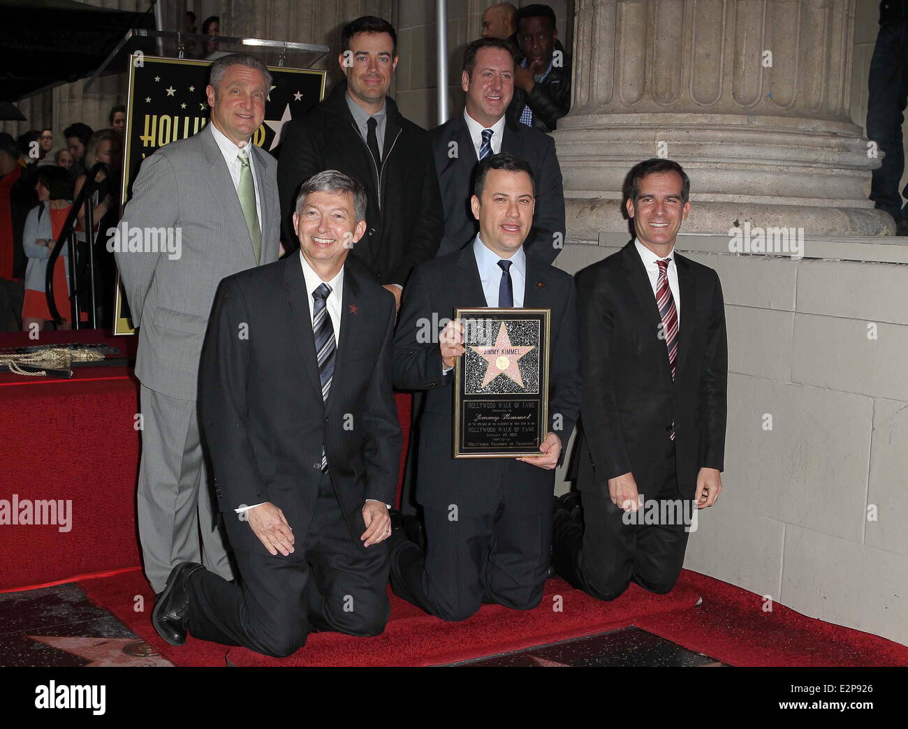 Jimmy Kimmel is honoured with a Hollywood Star on the Hollywood Walk of ...