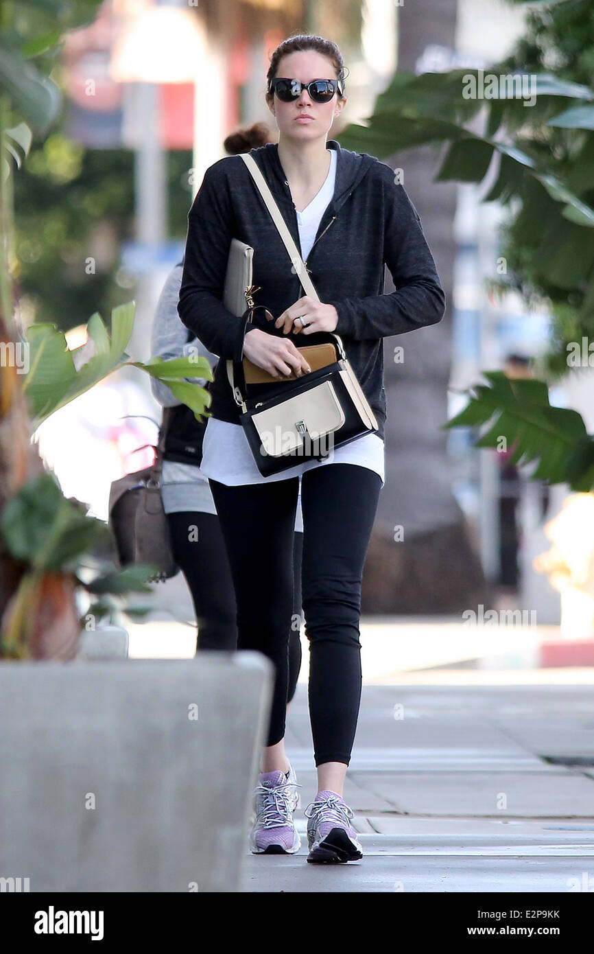 Mandy Moore out running errands in workout clothes Featuring: Mandy ...