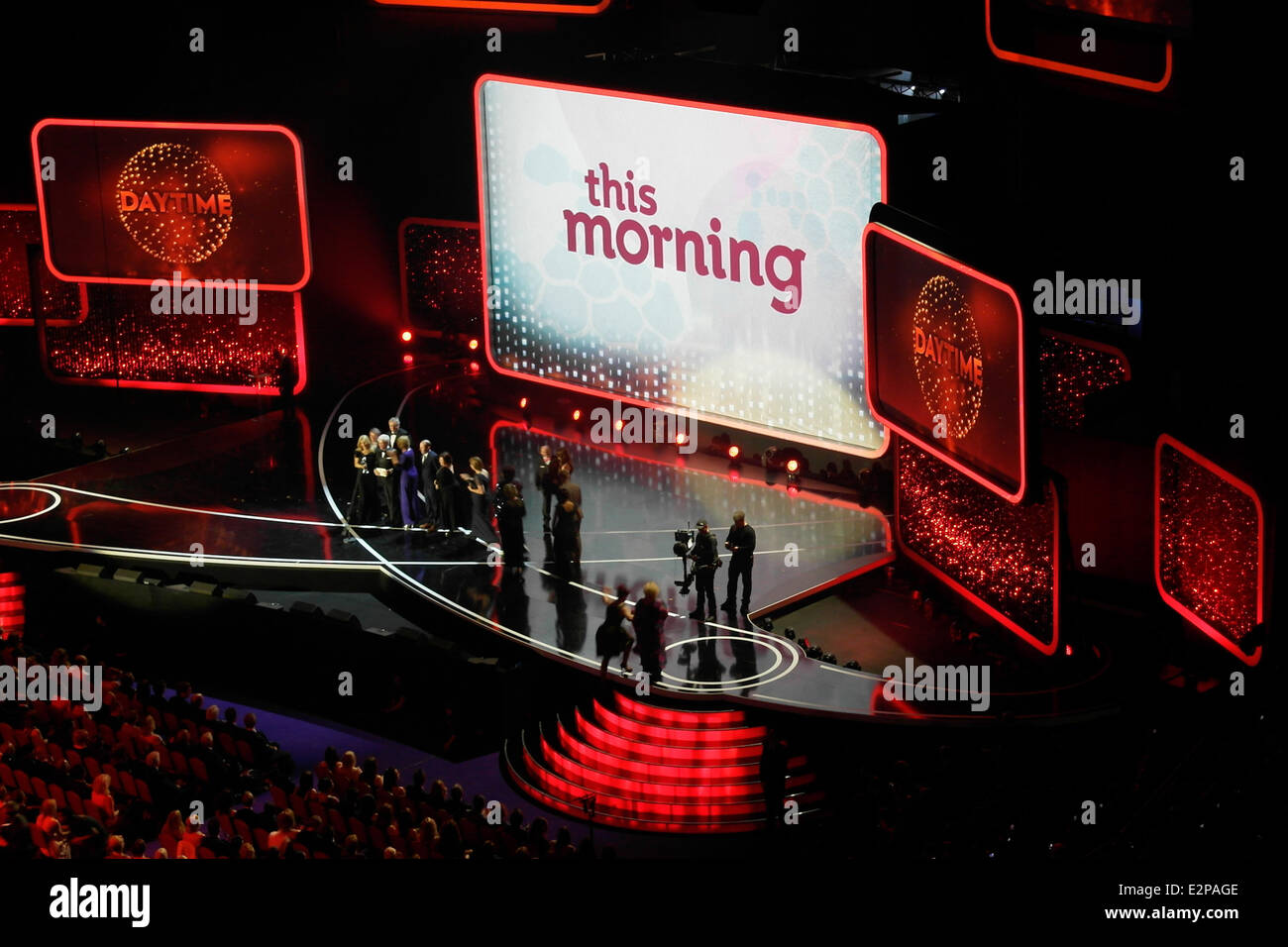 Stage presentations during The National Television Awards at the O2 ...