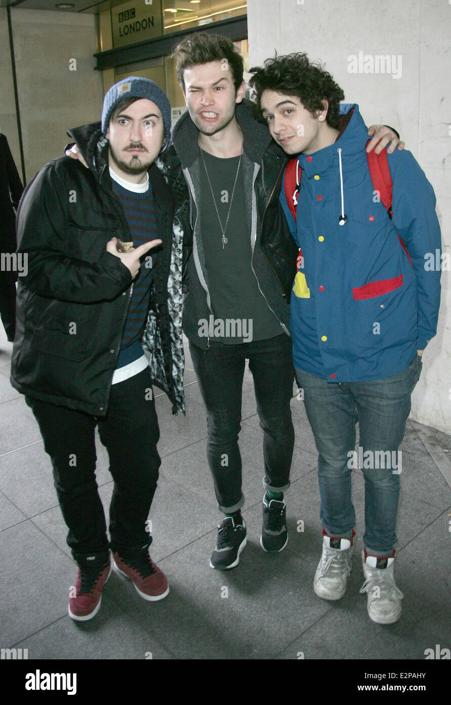 The Midnight Beast make an appearance at BBC Radio One studios ...