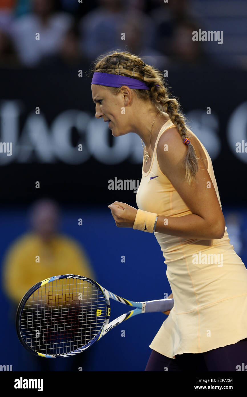 Victoria AZARENKA (Blr) defeated Na LI (Chn) winning the Australian ...