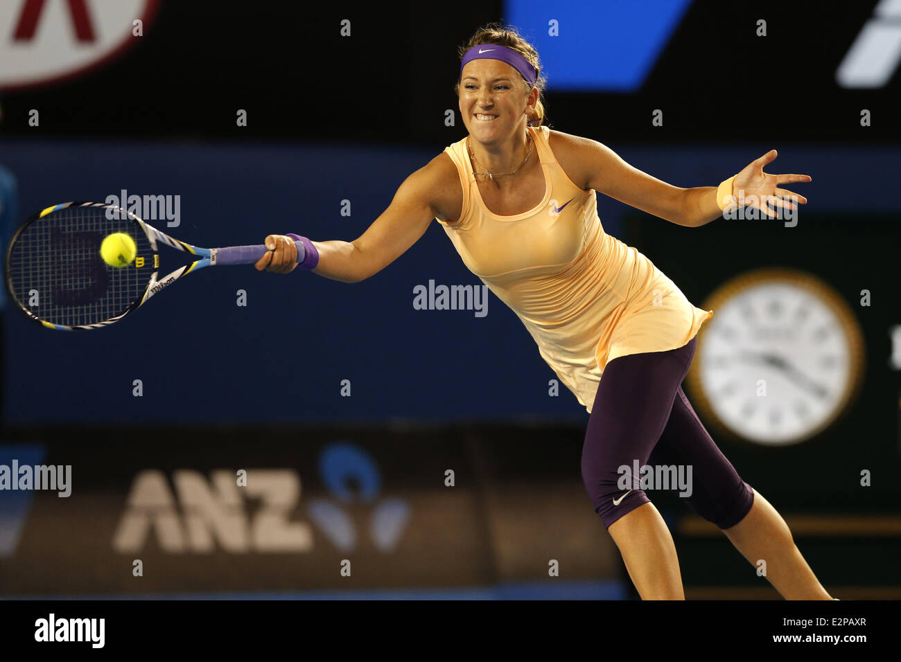 Victoria AZARENKA (Blr) defeated Na LI (Chn) winning the Australian ...
