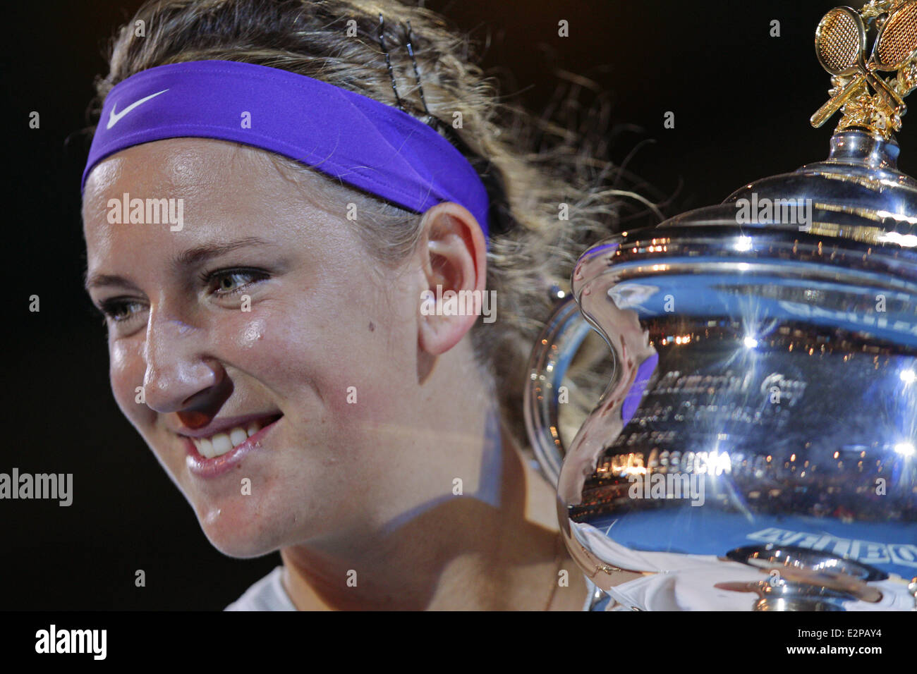 Victoria AZARENKA (Blr) defeated Na LI (Chn) winning the Australian ...