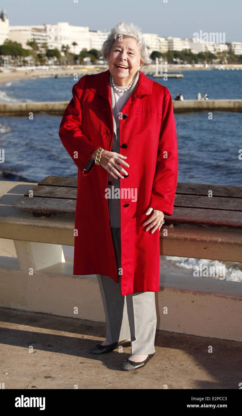 Christa Ludwig attends the MIDEM photocall Featuring: Christa Ludwig ...