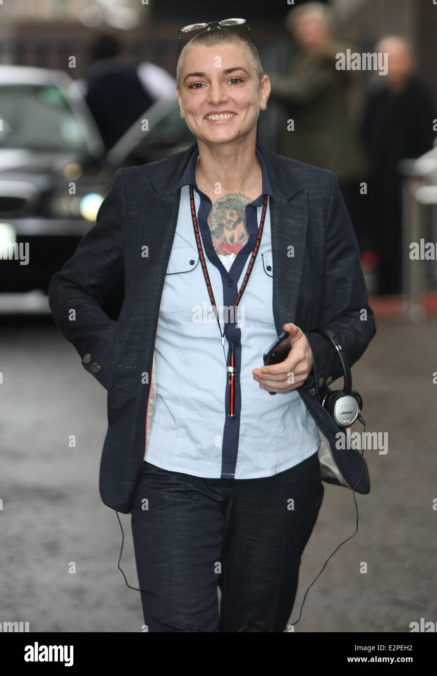 Celebrities at the ITV studios Featuring: Sinead O'Connor Where: London ...
