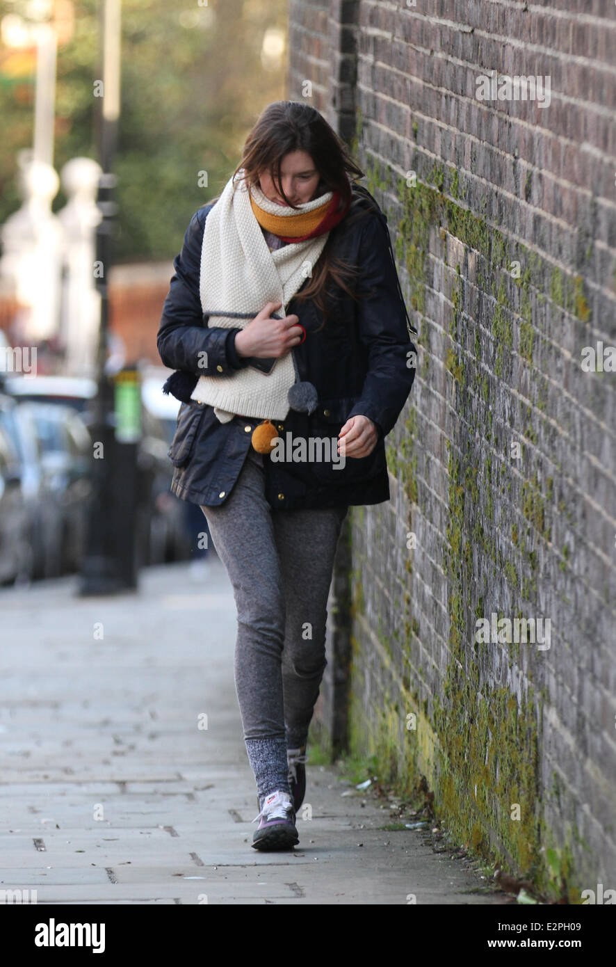 Jools Oliver seen out and about in North London Featuring: Jools Oliver ...