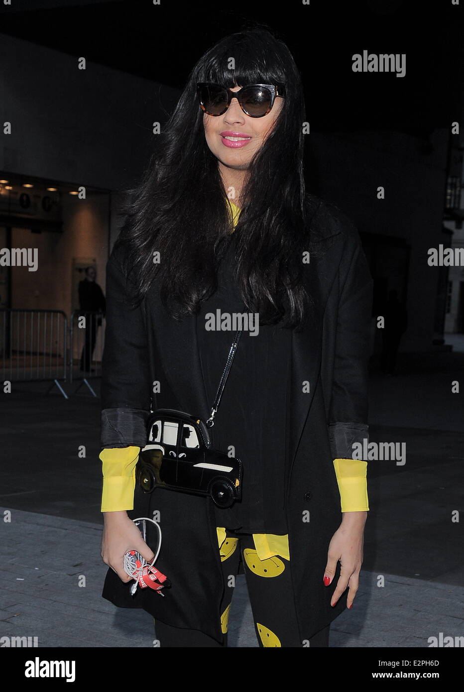 Celebrites at the BBC Radio 1 studios Featuring: Jamelia Jamil Where ...