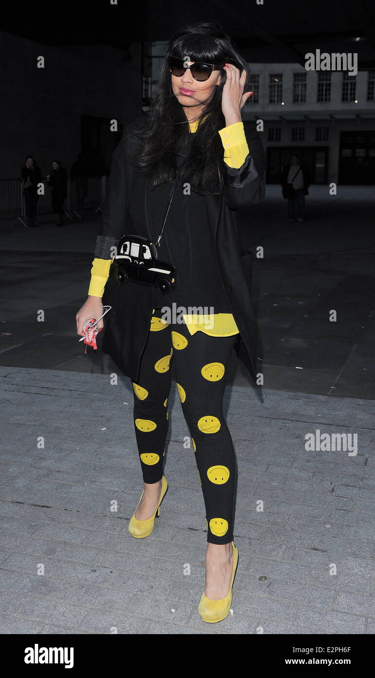 Celebrites at the BBC Radio 1 studios Featuring: Jamelia Jamil Where ...