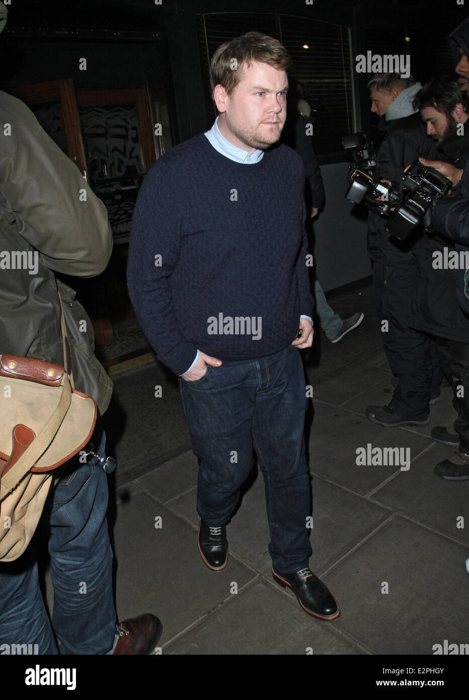 NON EXCLUSIVE: Various leaving the Groucho Club. PHOTOGRAPHER: Steve ...