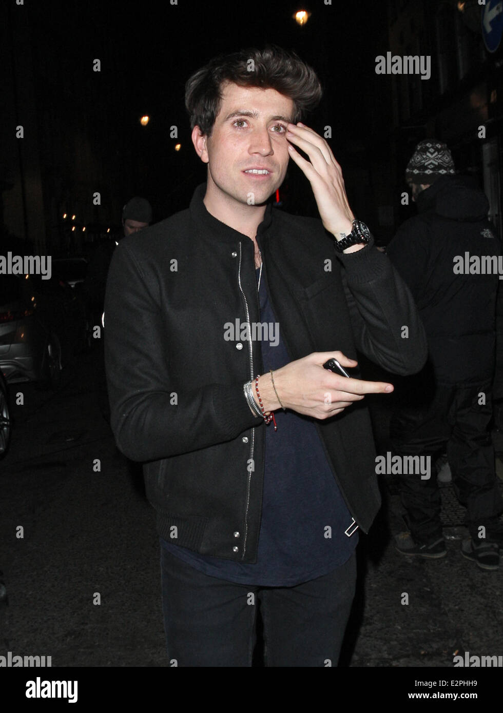 NON EXCLUSIVE: Various leaving the Groucho Club. PHOTOGRAPHER: Steve ...