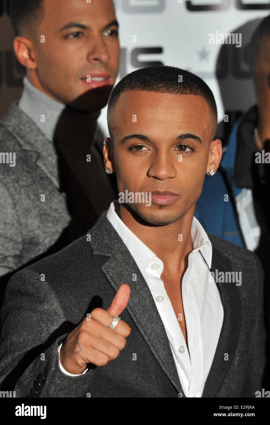 JLS fragrance launch held at One Mayfair Featuring: Aston Merrygold ...