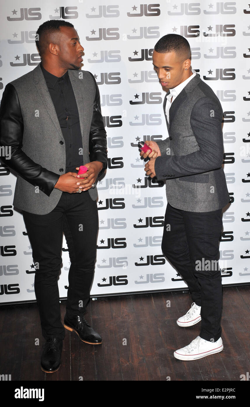 JLS fragrance launch held at One Mayfair Featuring: Aston Merrygold ...