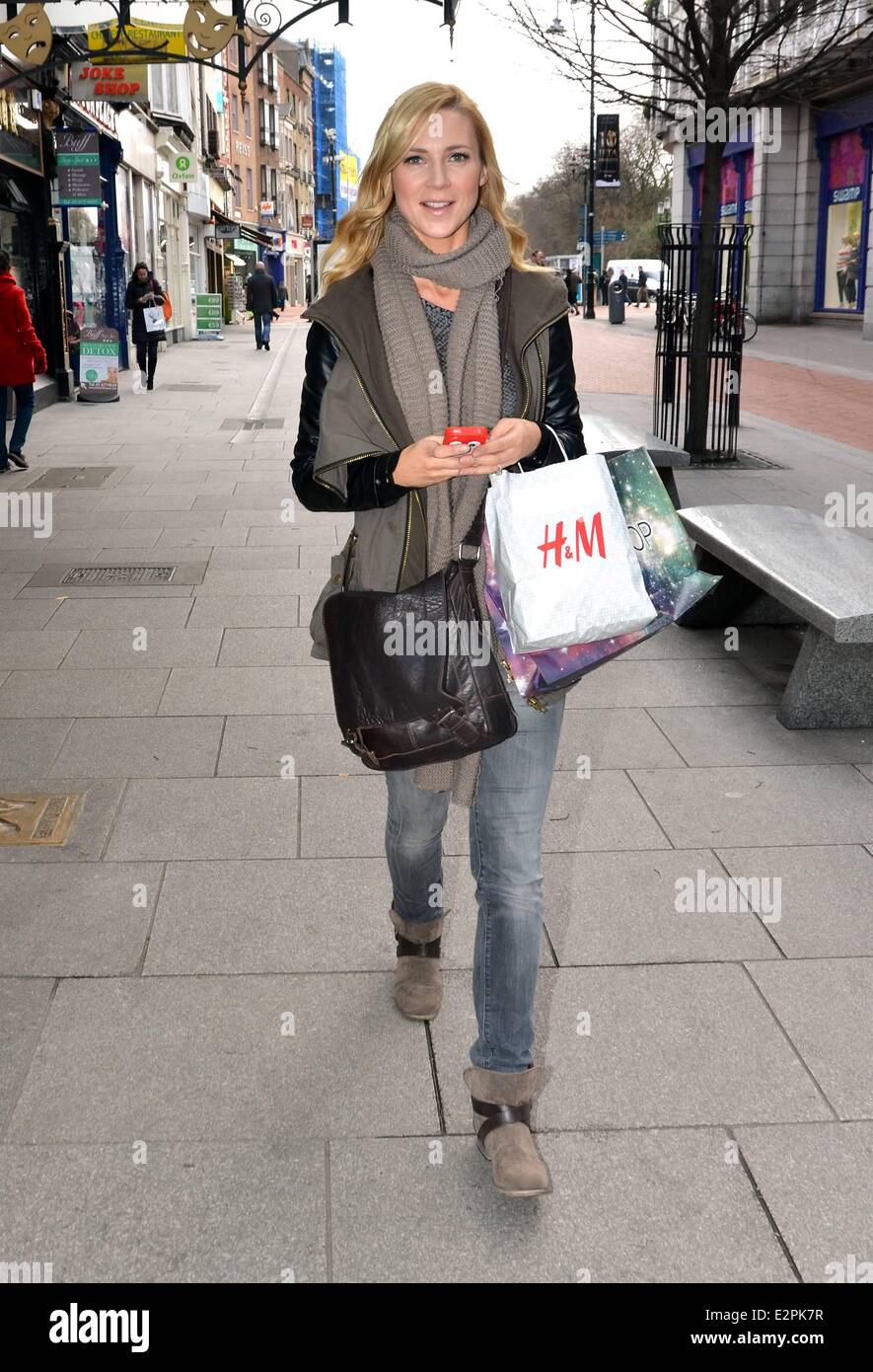 Celebrities out and about in Dublin Featuring: Sarah McGovern Where ...