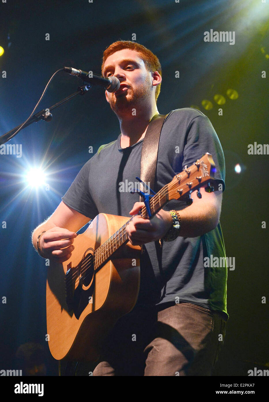 Pat Byrne, winner of 'The Voice Ireland 2012', performs at Vicar Street ...