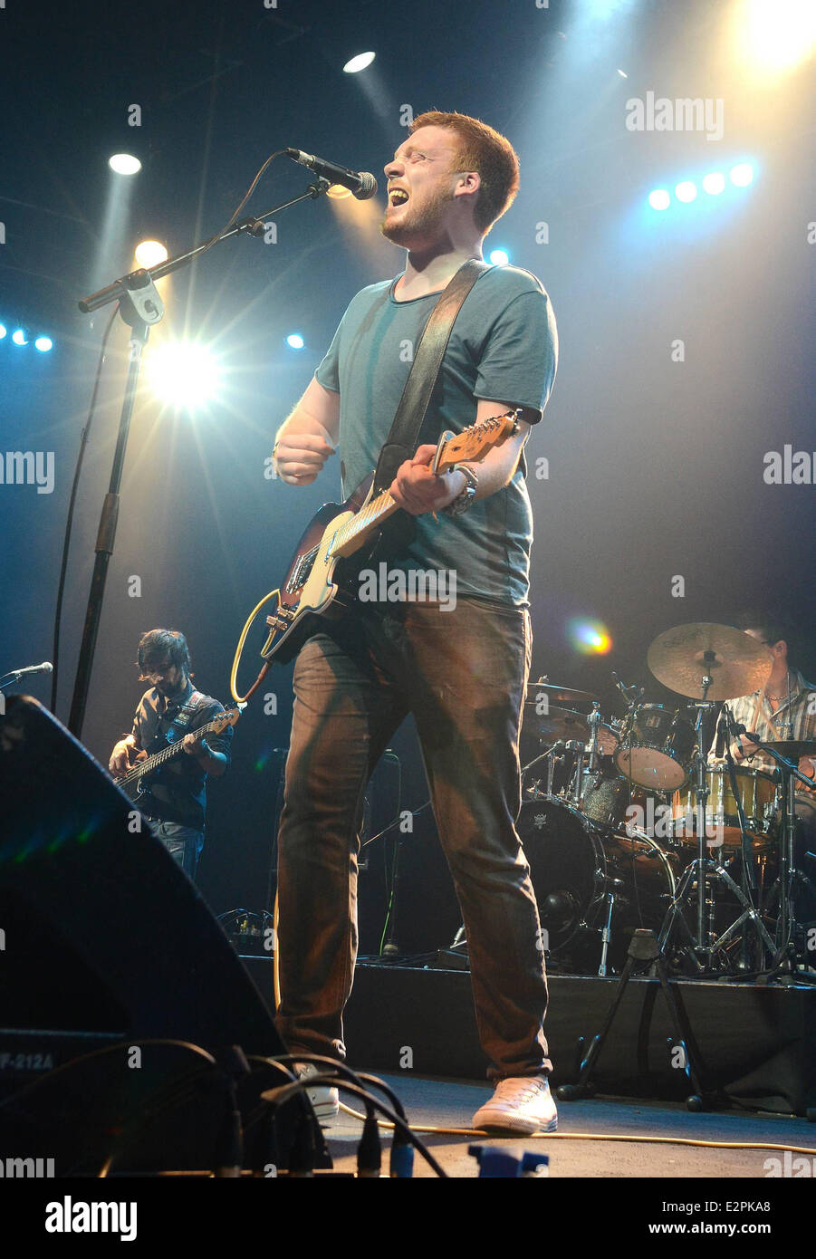 Pat Byrne, winner of 'The Voice Ireland 2012', performs at Vicar Street ...
