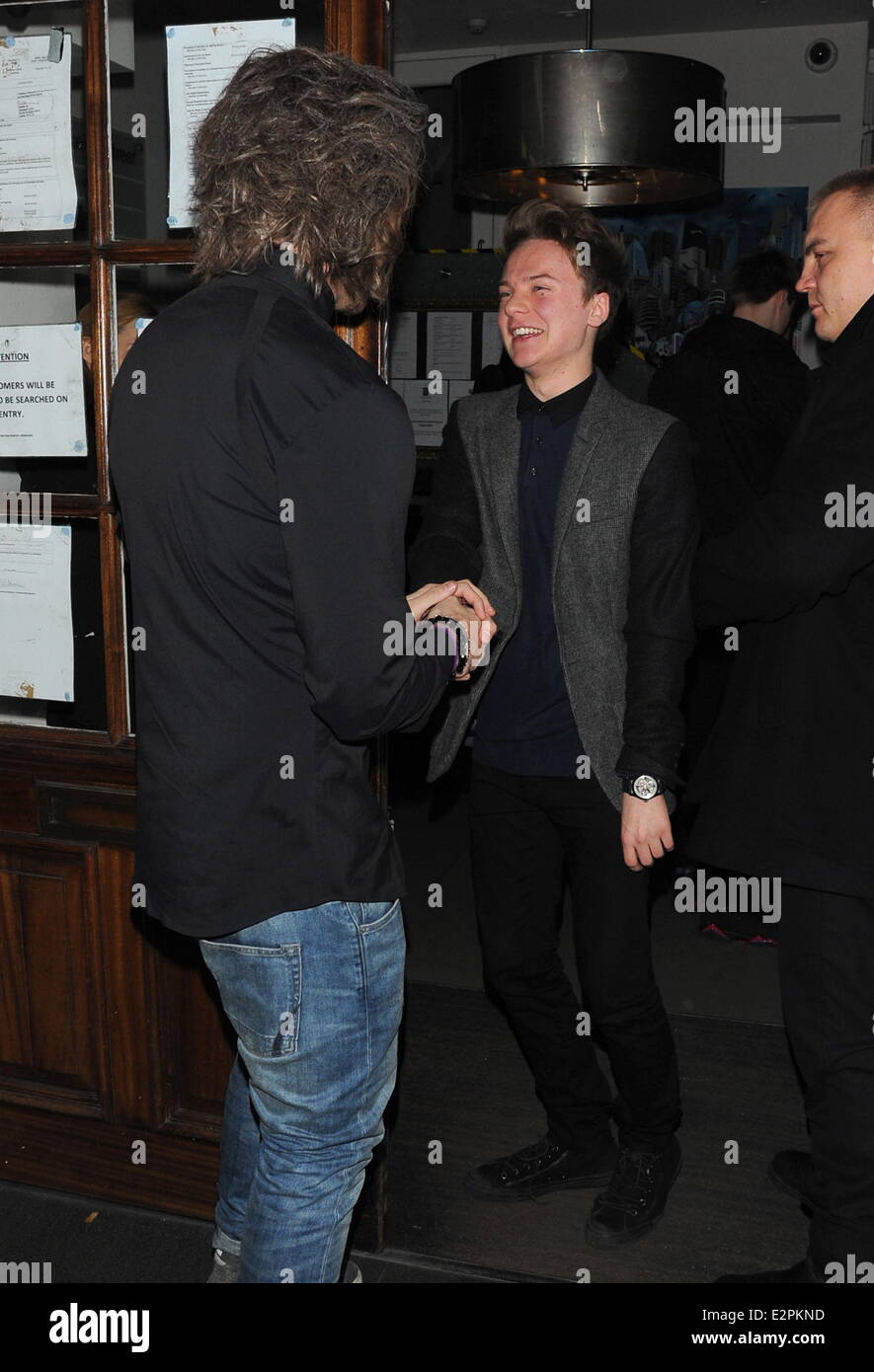 Conor Maynard and Andy Samuels seen at the Funky Buddha Featuring ...