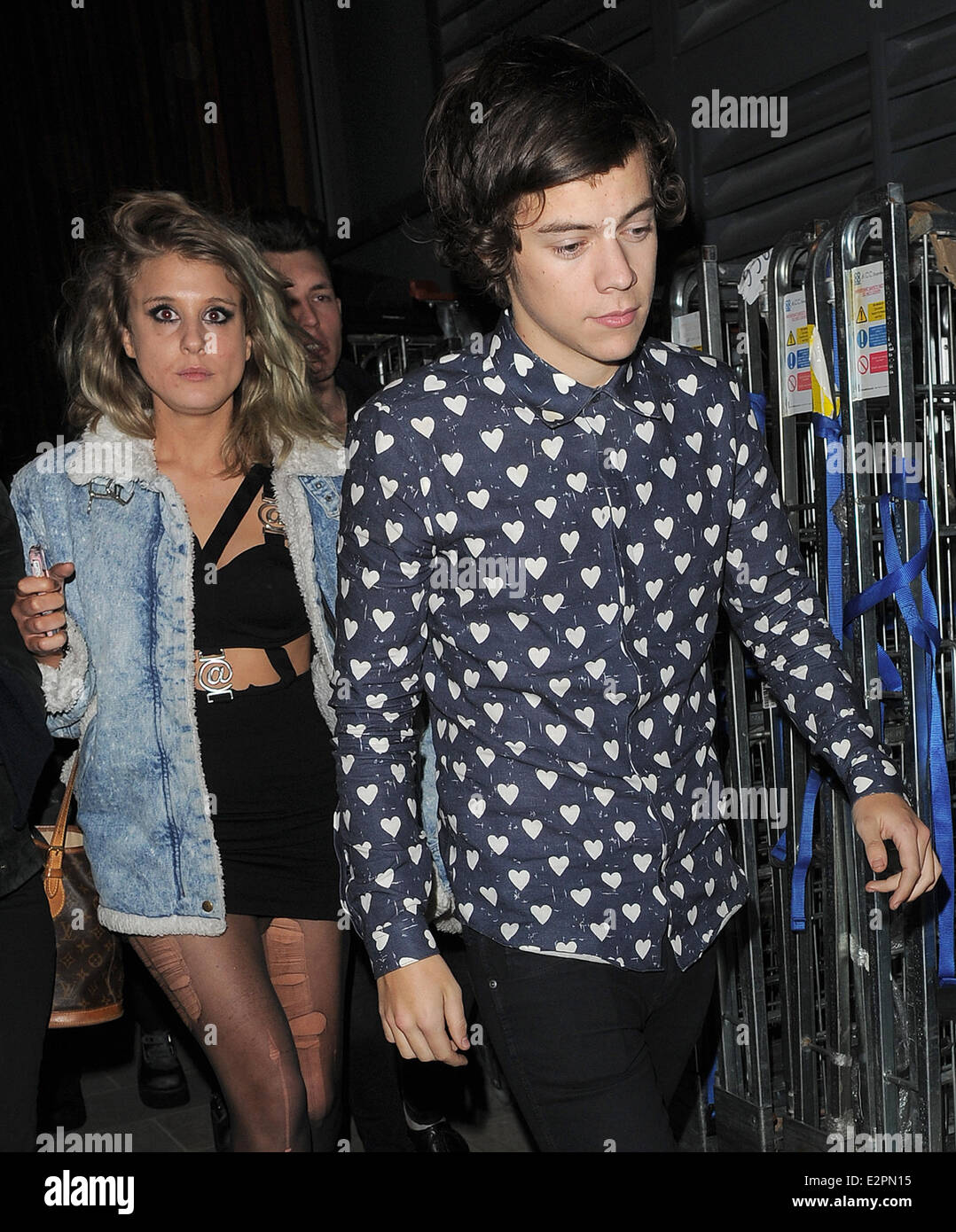 Harry Styles appears rather unsteady on his feet, as he arrives at a ...