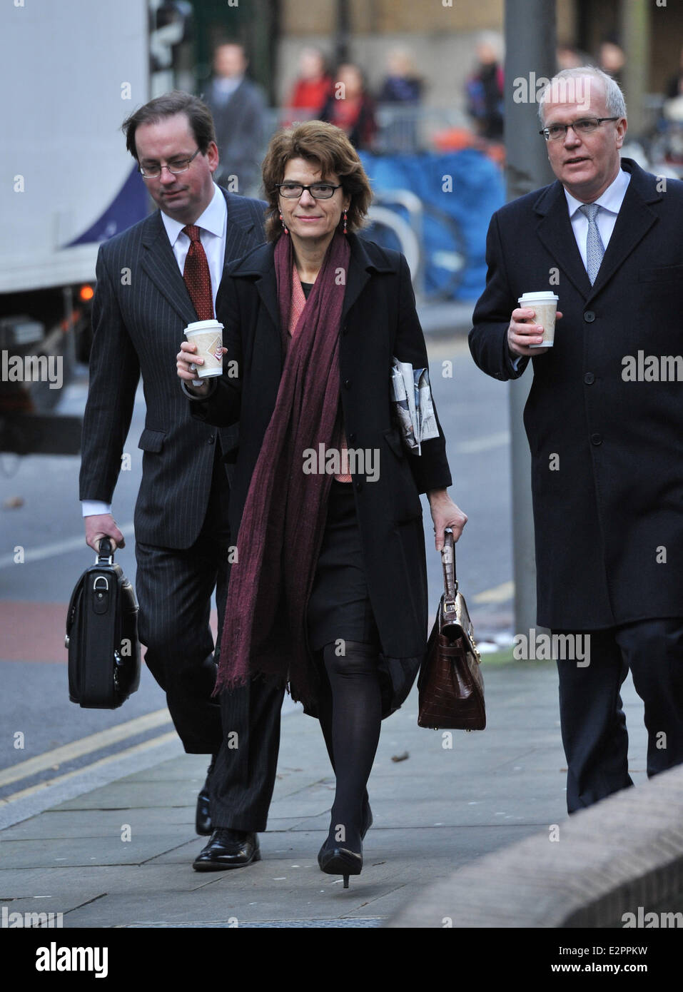 Vicky Pryce arrives at Southwark Crown Court for a hearing charged with ...