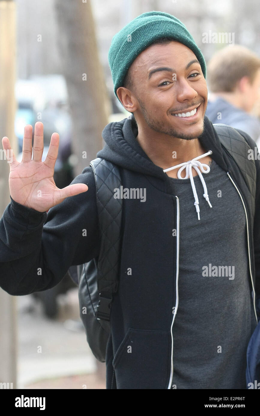 Celebrities at the ITV studios Featuring: Marcus Collins Where: London ...