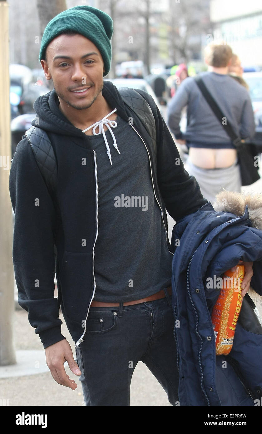 Celebrities at the ITV studios Featuring: Marcus Collins Where: London ...