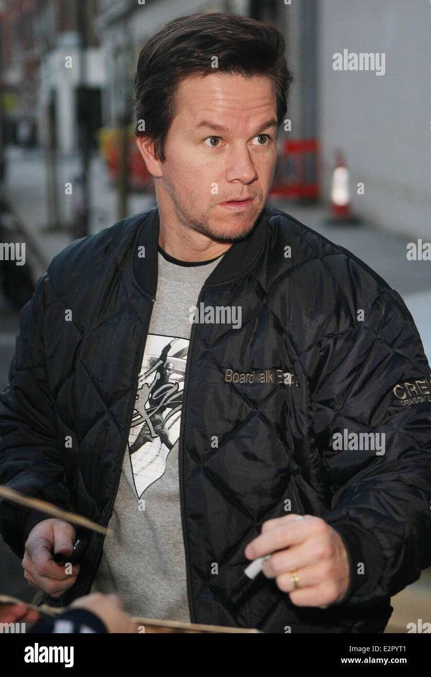 Mark Walhberg at the BBC Radio 1 studios Featuring: Mark Wahlberg Where ...