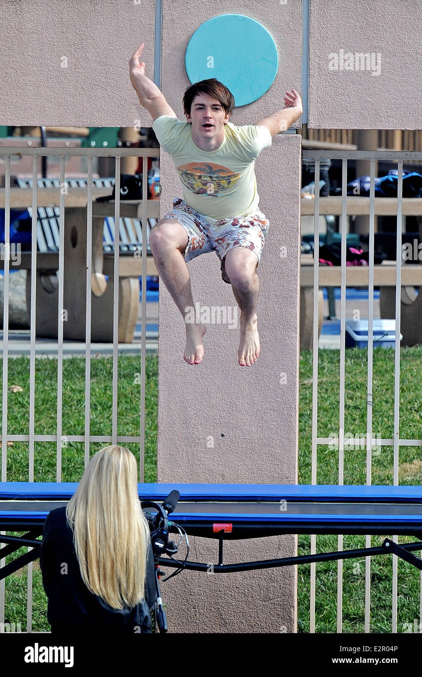 Celebrities practice their dives for the upcoming ABC show 'Splash ...