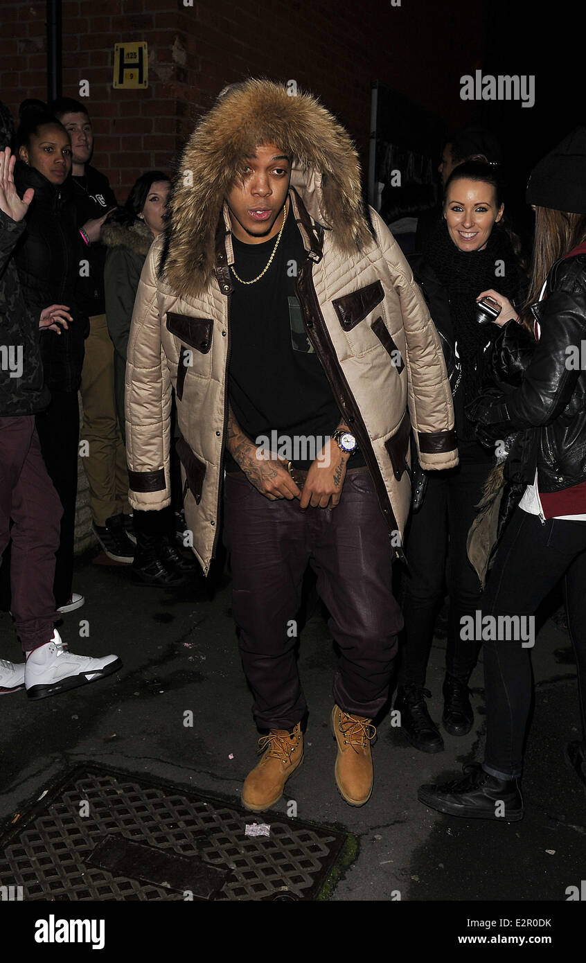 Rapper, Chipmunk leaving Shepherd's Bush after watching Rita Ora ...