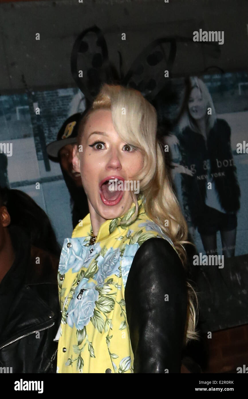 Iggy Azalea real name Amethyst Amelia Kelly leaves the Shepherd's Bush ...