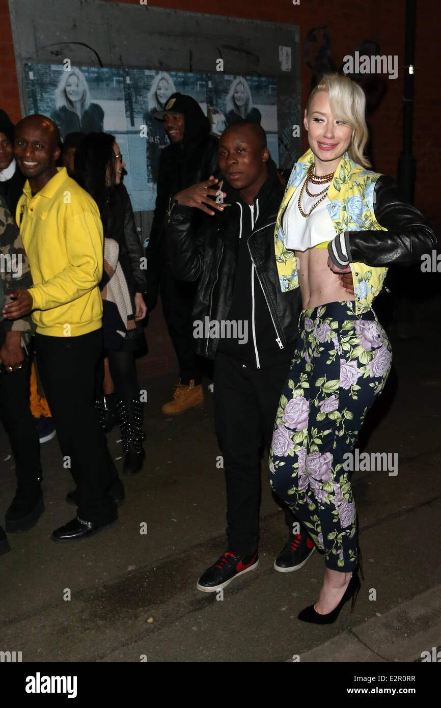 Iggy Azalea real name Amethyst Amelia Kelly leaves the Shepherd's Bush ...