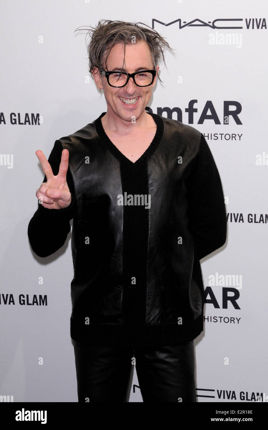 Celebrities attend the amfAR gala held at Cipriani Wall Street ...