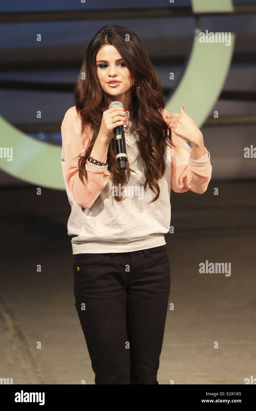 Selena Gomez hosts the 'Adidas NEO' catwalk show prior to the start of ...
