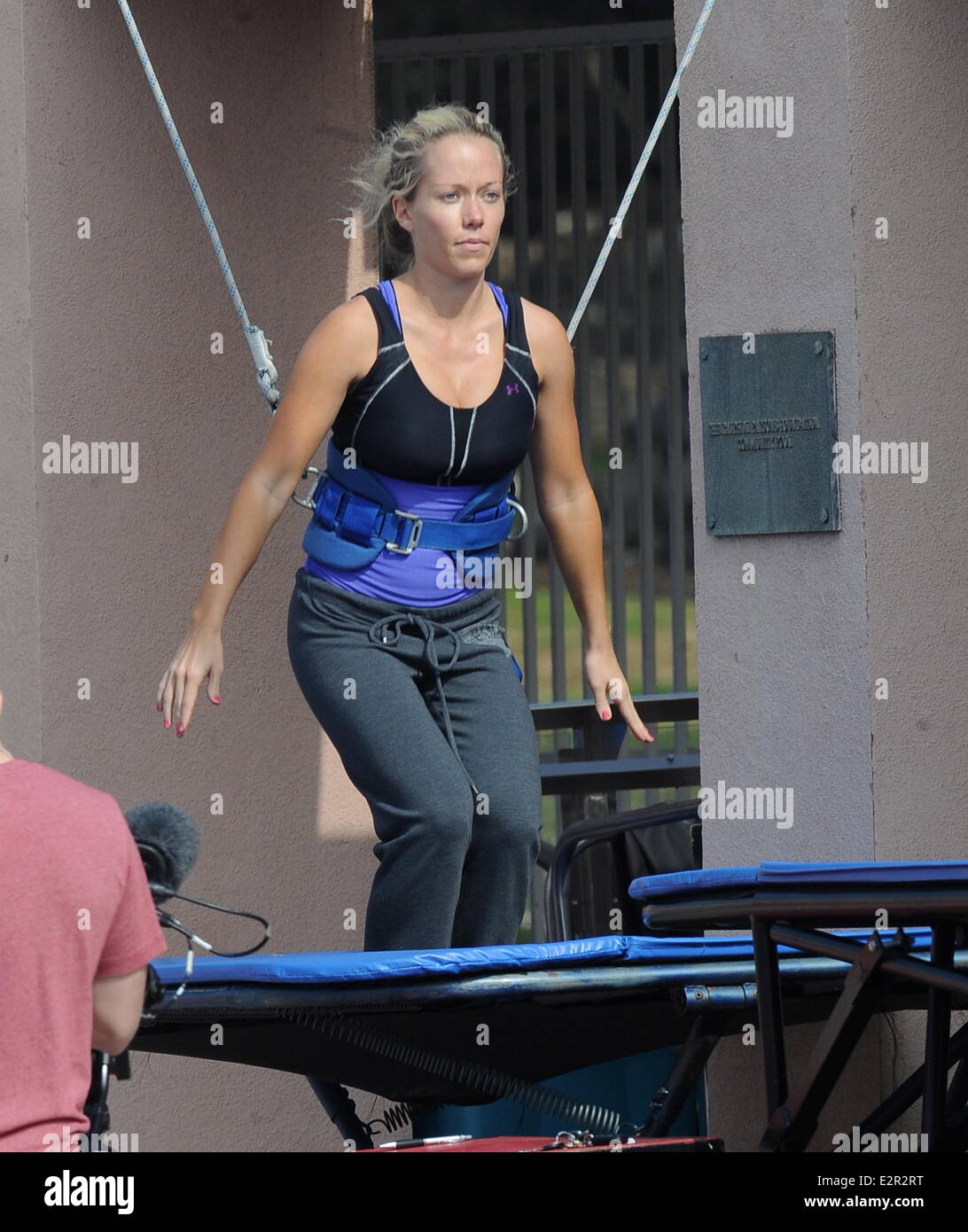 Celebrities practice their dives for the upcoming ABC show 'Splash ...