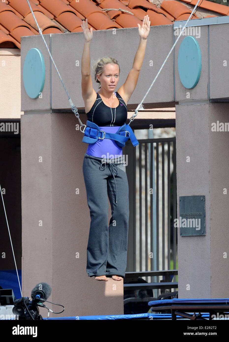 Celebrities practice their dives for the upcoming ABC show 'Splash ...