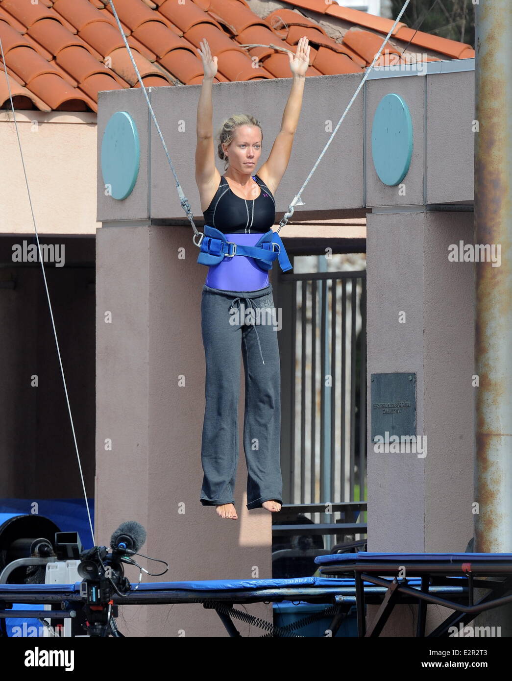 Celebrities practice their dives for the upcoming ABC show 'Splash ...