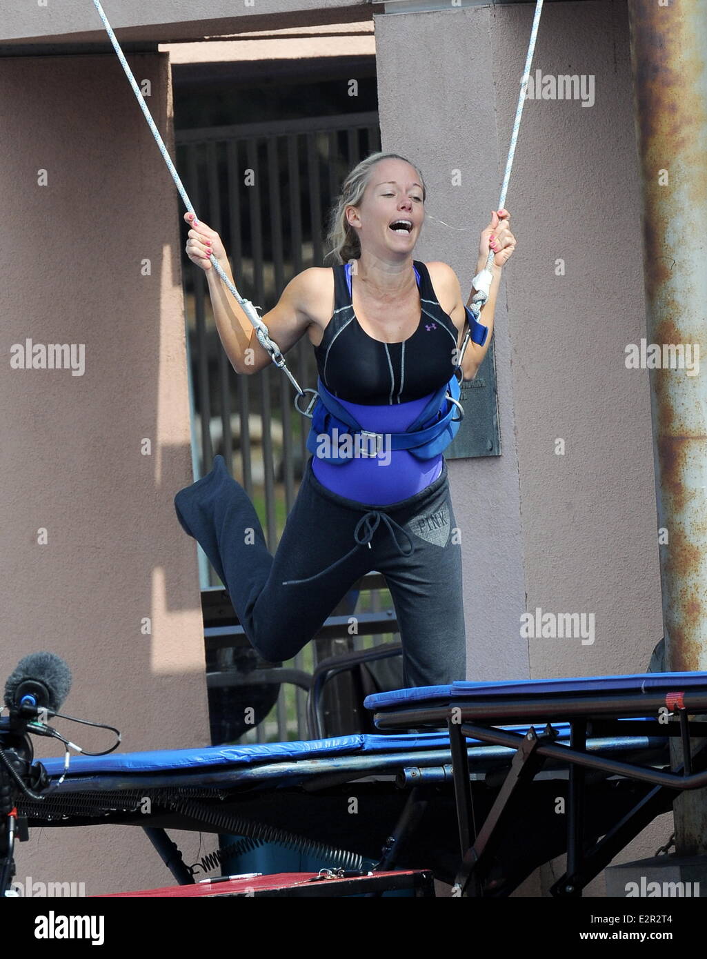 Celebrities practice their dives for the upcoming ABC show 'Splash ...