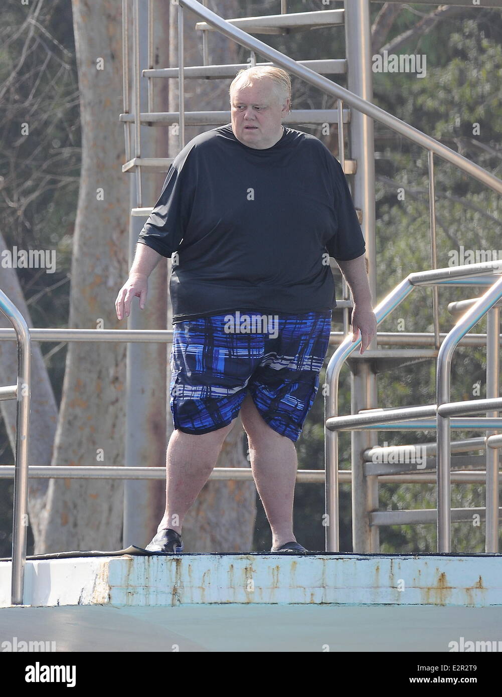 Celebrities practice their dives for the upcoming ABC show 'Splash ...