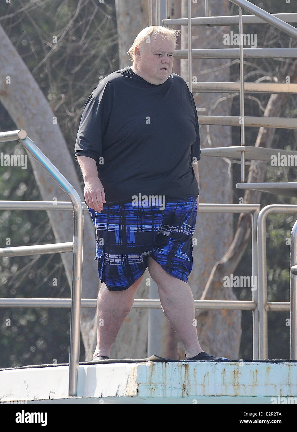 Celebrities practice their dives for the upcoming ABC show 'Splash ...