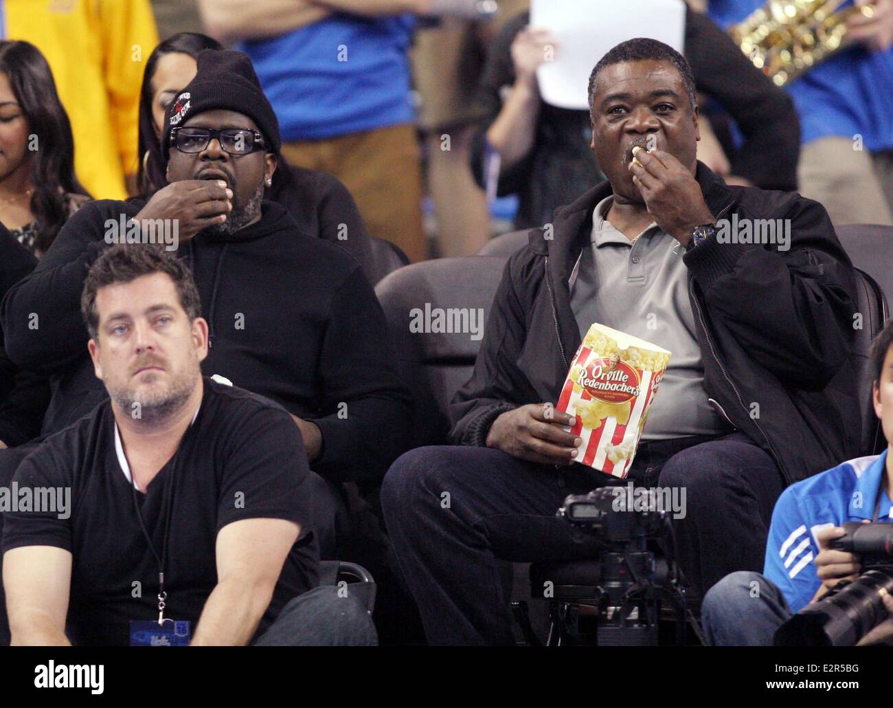 Celebrities watch as the UCLA Bruins defeated the Washington Huskies by ...