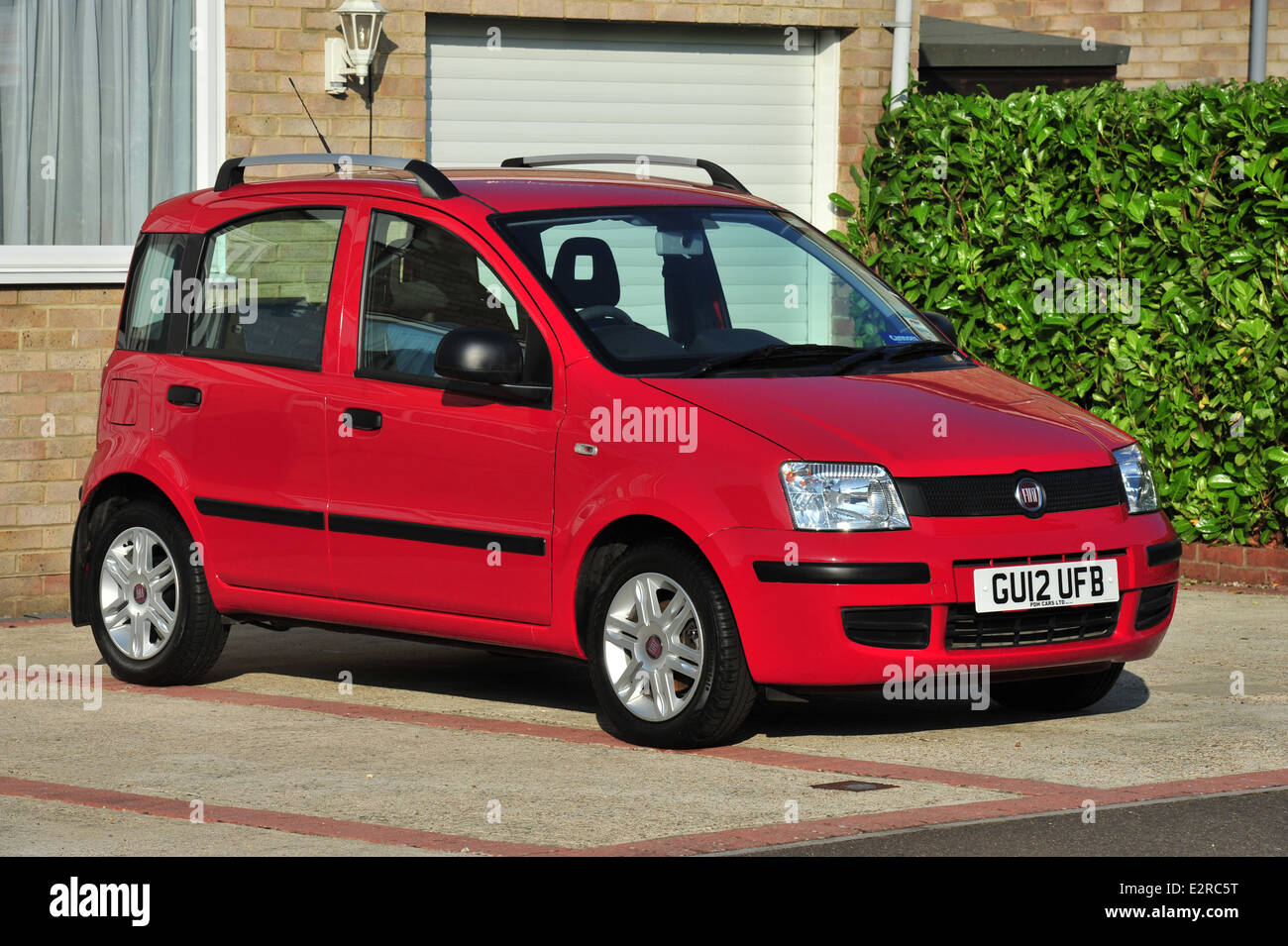 A Fiat Panda on a drive in the UK Stock Photo - Alamy