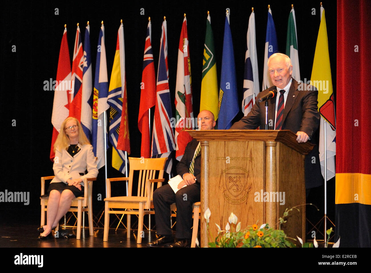 Toronto, Canada. 20th June 2014. His Excellency the Right Honourable David Johnston, Governor ...
