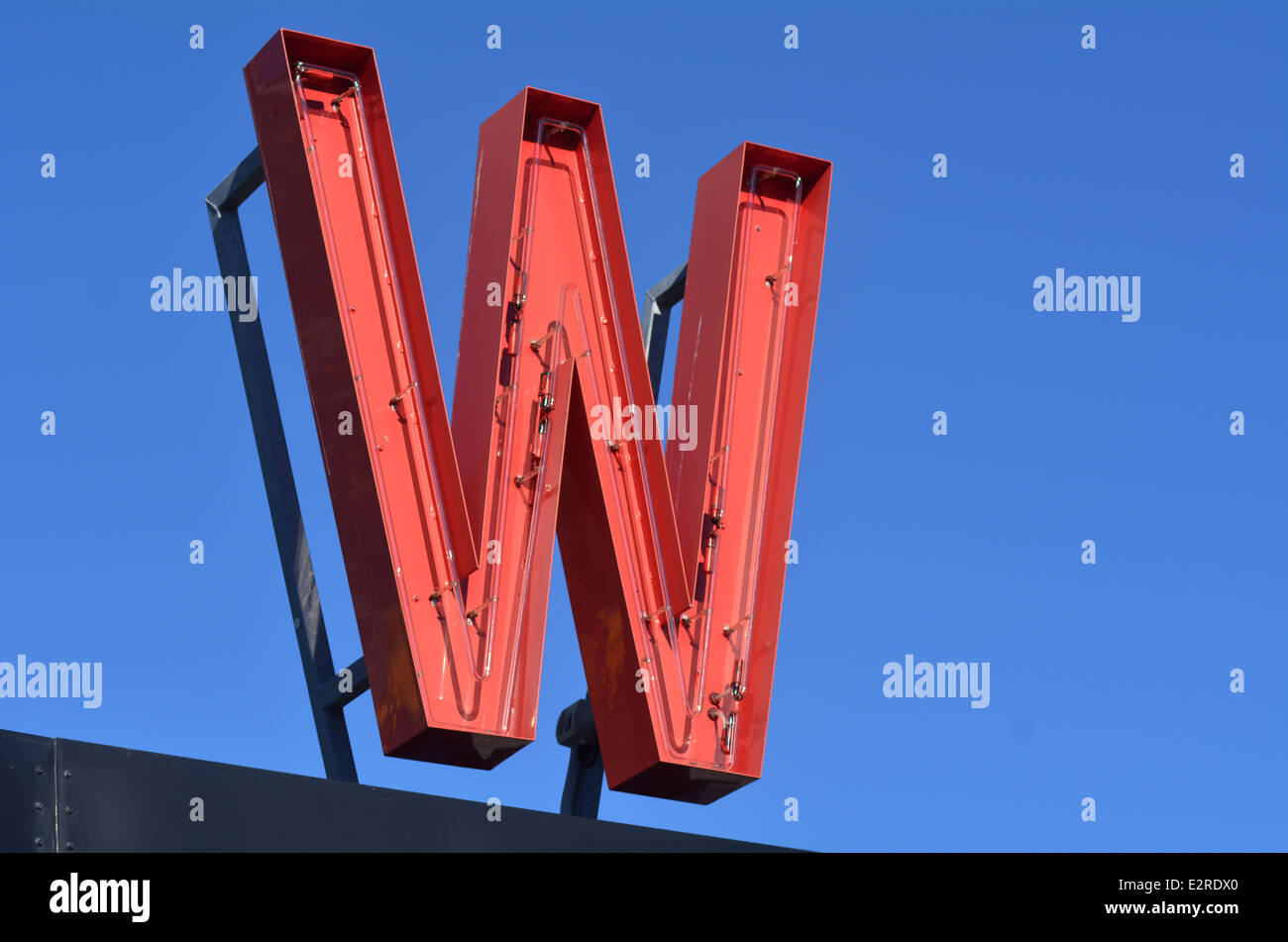 Neon Font English Alphabet High Resolution Stock Photography and Images ...