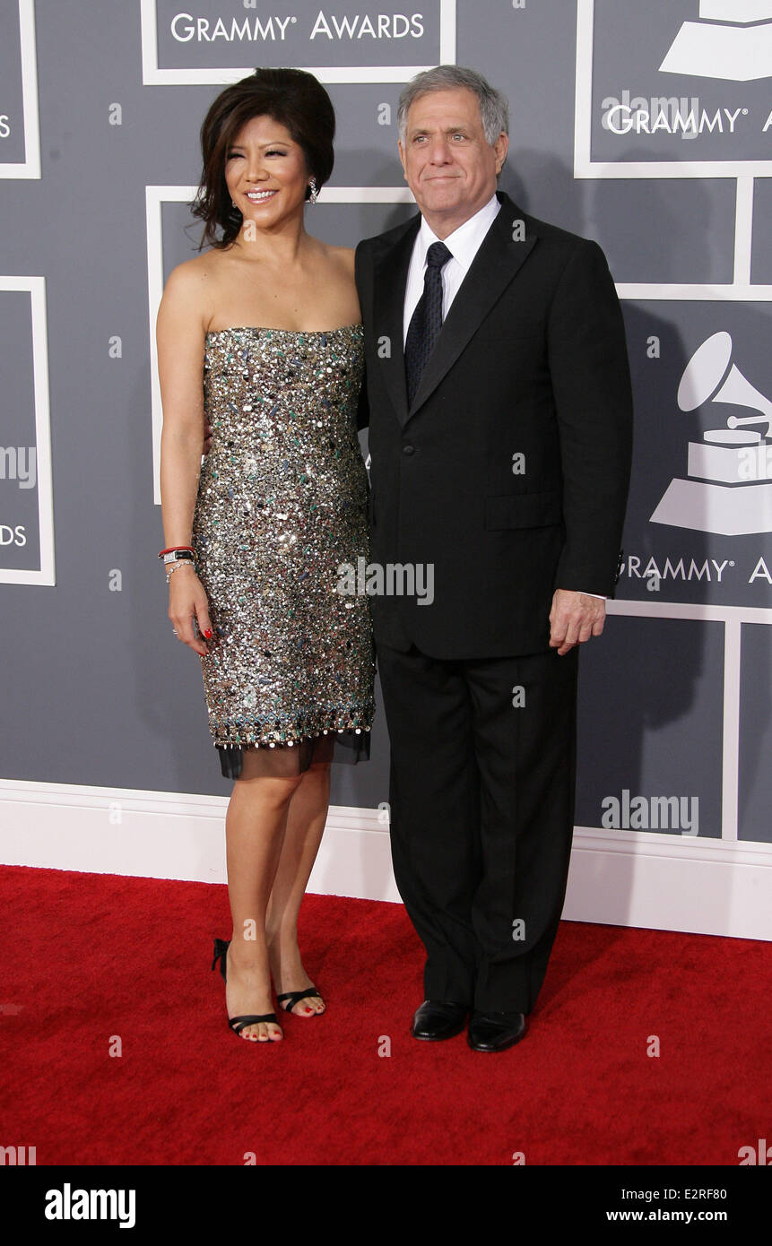 Julie Chen, Leslie Moonves 55th Annual GRAMMY Awards - Arrivals held at ...