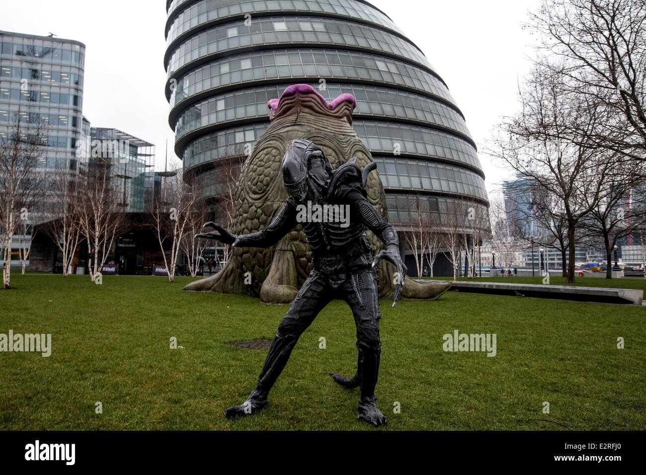 Alien: Colonial Marines photocall at Potters Field Colonial marines ...