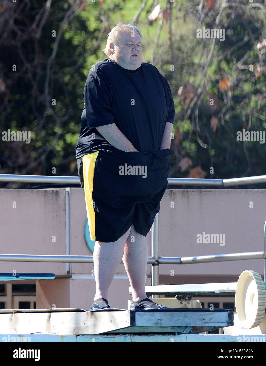 Celebrities practice their dives for the upcoming ABC show 'Splash ...
