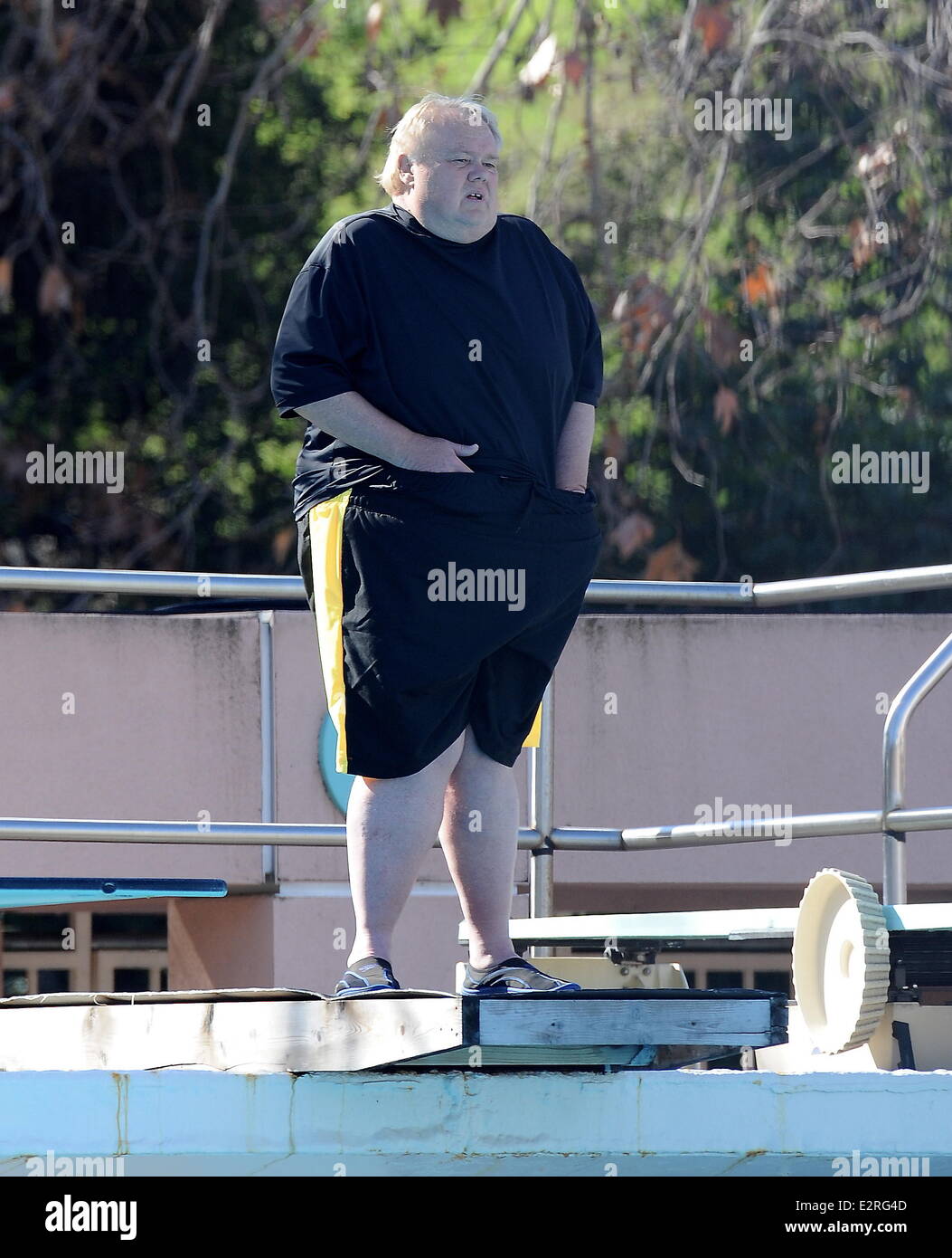 Celebrities practice their dives for the upcoming ABC show 'Splash ...