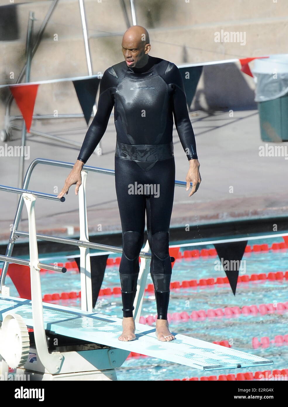 Celebrities practice their dives for the upcoming ABC show 'Splash ...