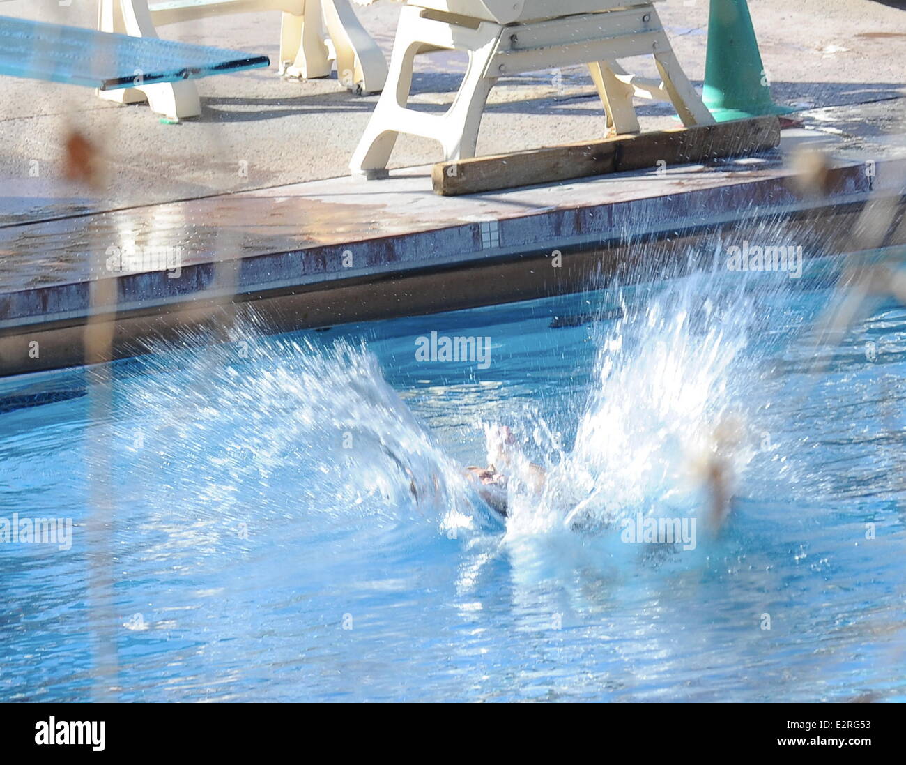 Celebrities Practice Their Dives For The Upcoming Abc Show Splash