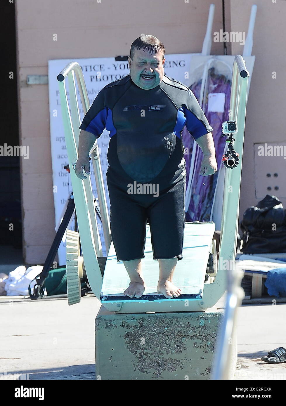 Celebrities practice their dives for the upcoming ABC show 'Splash ...