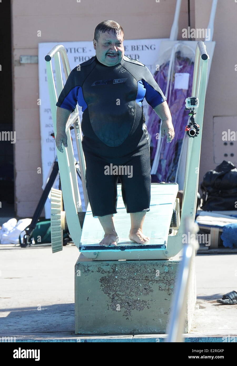 Celebrities practice their dives for the upcoming ABC show 'Splash ...