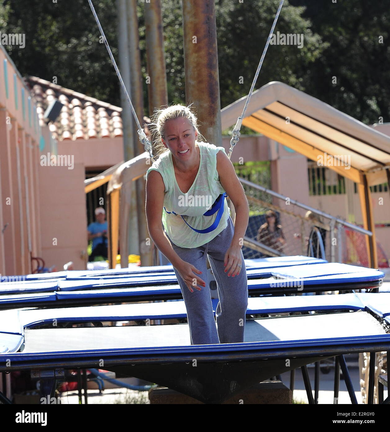 Celebrities practice their dives for the upcoming ABC show 'Splash ...